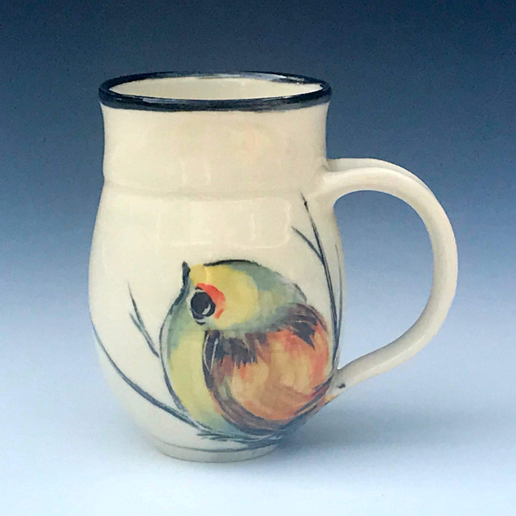 Mug Bird – Rocky Broome Porcelain Pottery